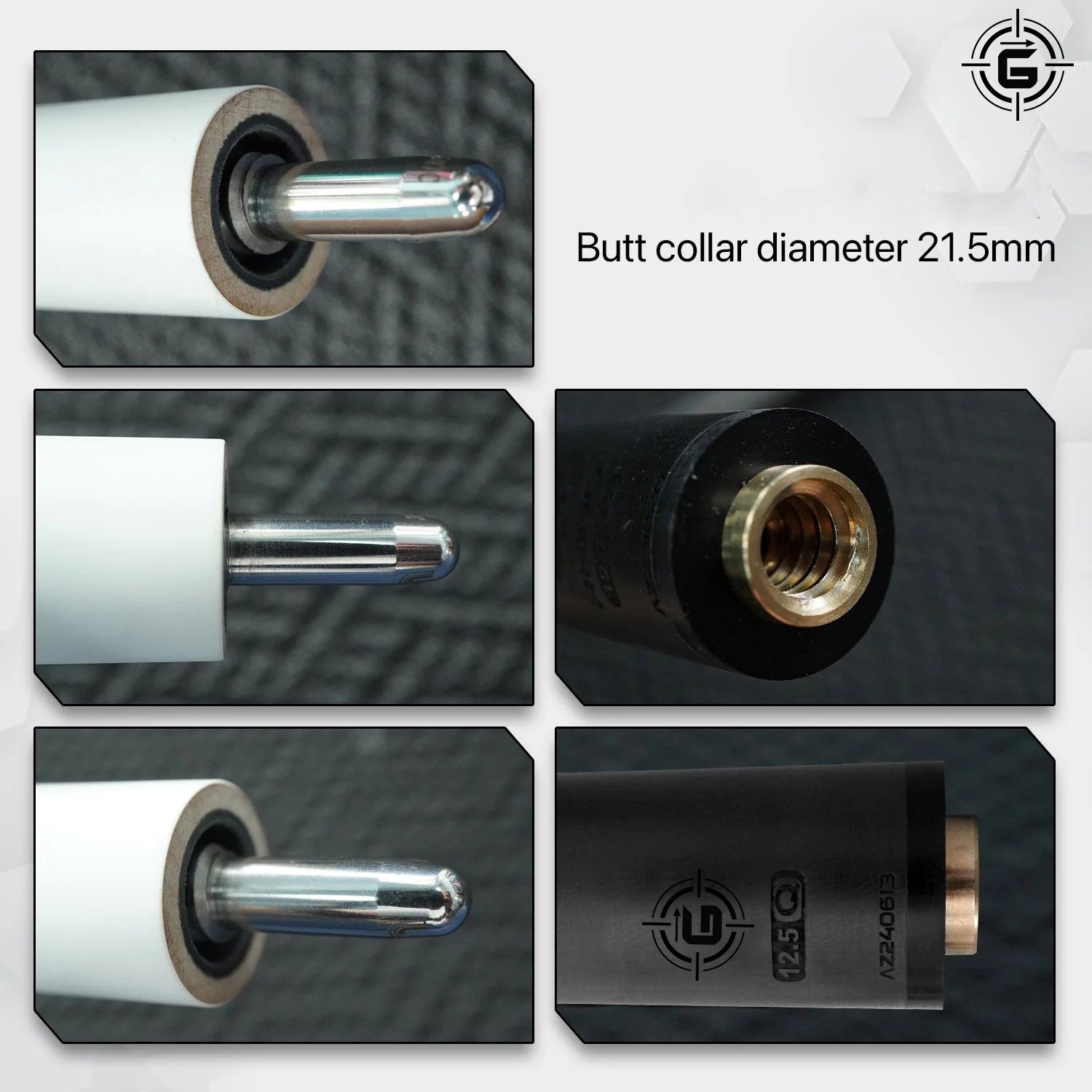 G Carbon Pool Cue Single Shaft, Low Deflection Technology, Ultra-smooth ...